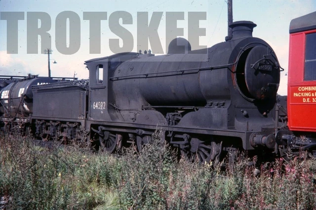 35MM SLIDE BR British Railways Steam Loco 65492 Class J5 Grangemouth ...