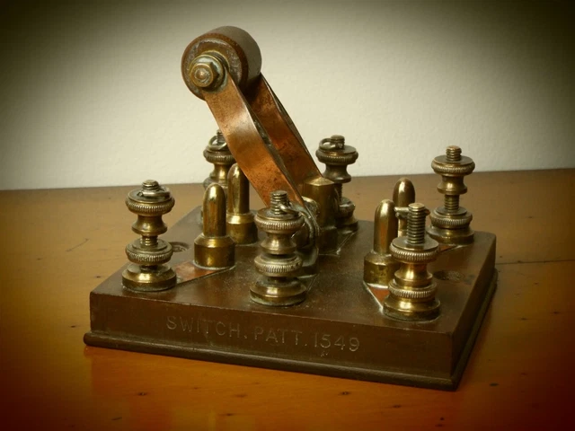 VINTAGE WW1 ROYAL Navy Telegraph switch/Morse code/Militaria £28.00 ...