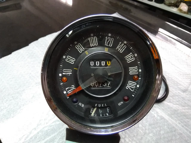 BMC CLASSIC MINI Cooper S Works Smiths Speedo Gauge 200Kph Kmh,Mk1,Mk2 ...