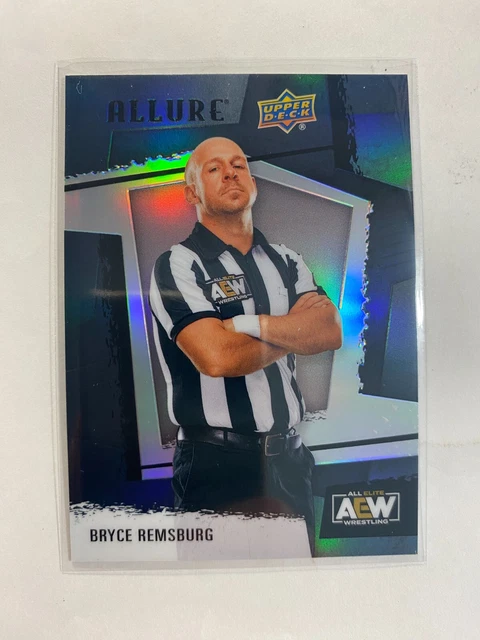 BRYCE REMSBURG 2022 AEW All Elite Wrestling #94 carte allure noir arc ...