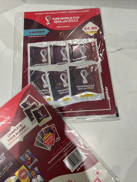 PANINI FIFA WORLD Cup Qatar 2022 Sticker Collection Multipack (6 Packs) New EUR 5,73 - PicClick IT