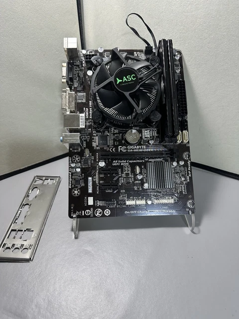 GIGABYTE GA-H81M-DS2V I7–4790, 16GB DDR3 MicroATX Motherboard with I/O ...