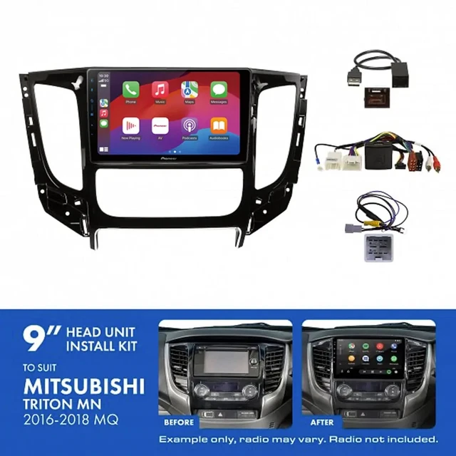 PIONEER DMH-AP6650BT 9& Trapezoid Head Unit Wireless CarPlay Android ...