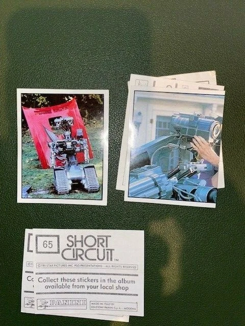 SHORT CIRCUIT PANINI Stickers 1984 £3.00 - PicClick UK