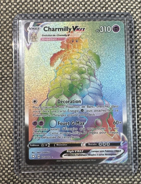 CARTE POKEMON CHARMILLY 073/072 Vmax Secrète Epée et Bouclier 4,5 EB4.5 ...