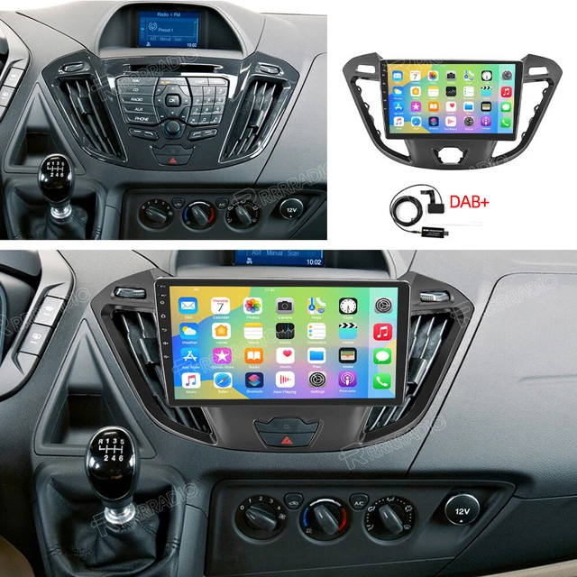 DAB+ AUTORADIO FÜR Ford Transit Custom Tourneo Android 13 GPS WiFi FM ...