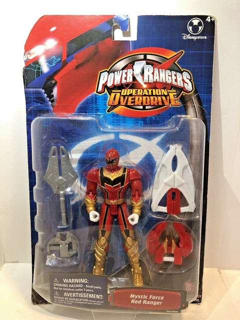 DISNEY STORE POWER Rangers Operation Overdrive Mystic Force Red Ranger ...