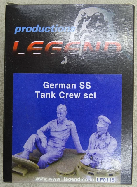 1/35 LEGEND PRODUCTIONS LF0115 Resin WWII GERMAN SS TANK CREW SET 08656 ...