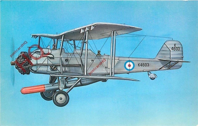 PICTURE POSTCARD::VICKERS VILDEBEEST MK III OF NO. 22 SQUADRON K4603 £2 ...