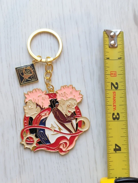 JUJUTSU KAISEN KEYCHAIN Yuji Itadori Ryomen Sukuna metal Shueisha ...