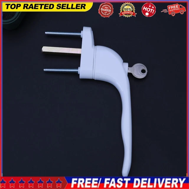 UPVC UNIVERSAL WINDOW Handle Key Locking For Double Glazing White £7.67 ...