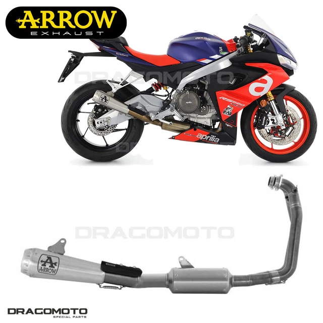 APRILIA RS 660 2020-2022 Full exhaust ARROW PRO-RACE Titanium RC CPT ...