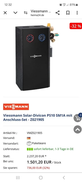 SOLAR-DIVICON PS 10 mit Elektronikmodul SDIO/SM1A EUR 900,00 - PicClick DE