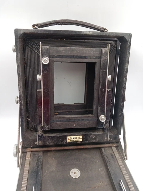 GANDOLFI LARGE FORMAT Folding Camera Black Untested £360.00 - PicClick UK