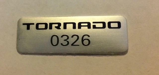 GENUINE FORD BA BF Build Number Badge FPV F6 Tornado 0326 $100.00 ...