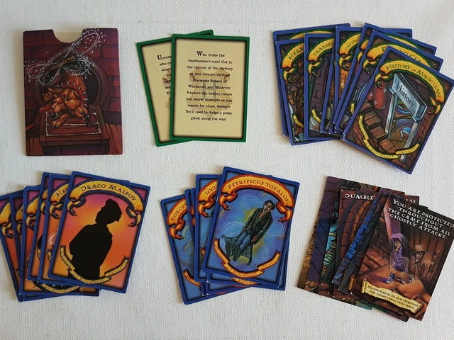 HARRY POTTER PHILOSOPHER'S Stone Board Game REPLACEMENT Cards (See ...