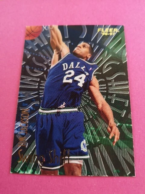 JIM JACKSON DALLAS Mavericks Carte Basket NBA Fleer 1996-97 #6 Of 15 ...