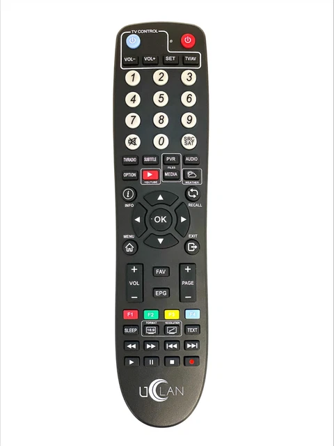 FERNBEDIENUNG UCLAN DENYS Premium RCU v2.2 learning remote control unit ...