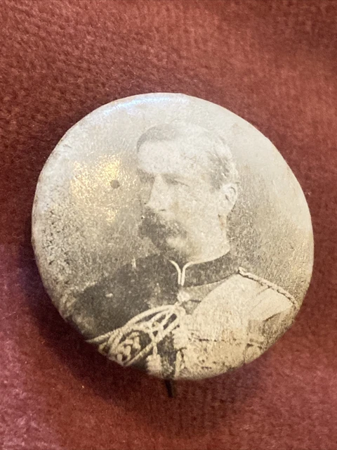 ANTIQUE PIN BUTTON, Boer War Era, Photo Vintage Military Officer Pin K6 ...