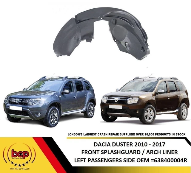 DACIA DUSTER 2010 - 2017 Front Splashguard Wheel Arch Liner Inner ...