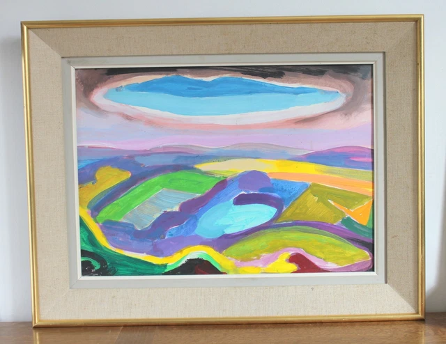 PEINTURE À LA Gouache de Maurice Colasson (1911-1992) Sur carton ...