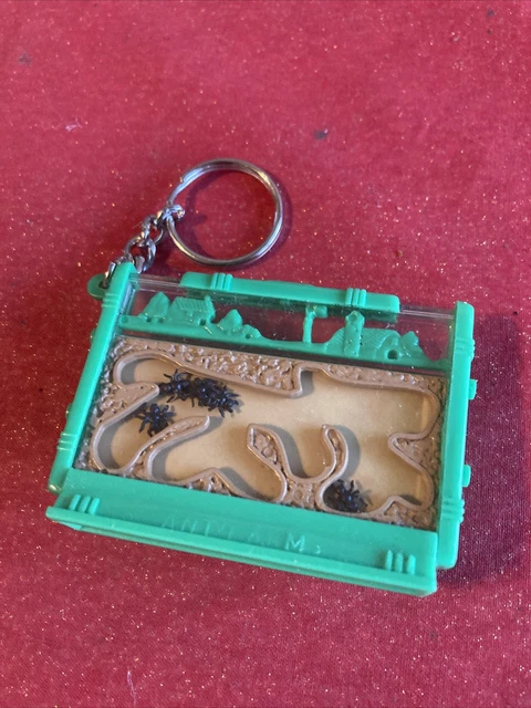 VINTAGE 1997 BASIC Fun Inc. Ant Farm Interactive Keychain $12.00 - PicClick