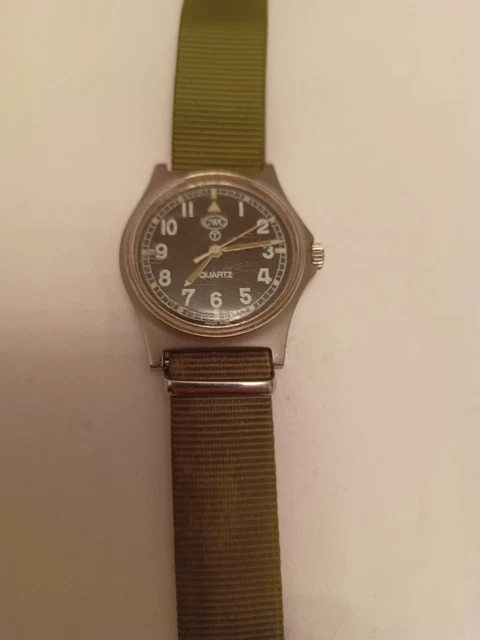 BRITISH ARMY WATCH W10 CWC Watch, working ticking,markings worn £214.40 ...