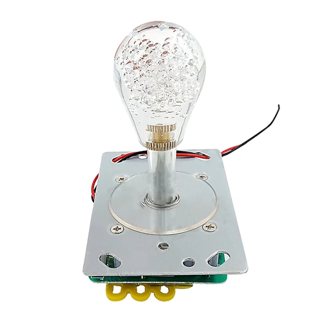 LED ARCADE JOYSTICK Colorful Illuminated 4 or 8 Way For Jamma Machine ...