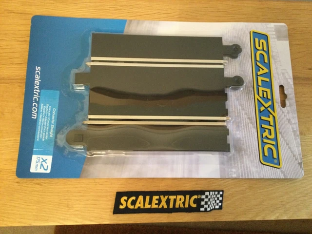 SCALEXTRIC SPORT TRACK - Pair Of Converter Straights - C8222 Brand New ...
