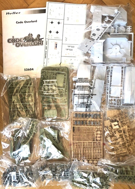 MAQUETTE MODEL 1/72: Heller, Code Overlord, méga lot: 14 kits, ect, WW2 ...