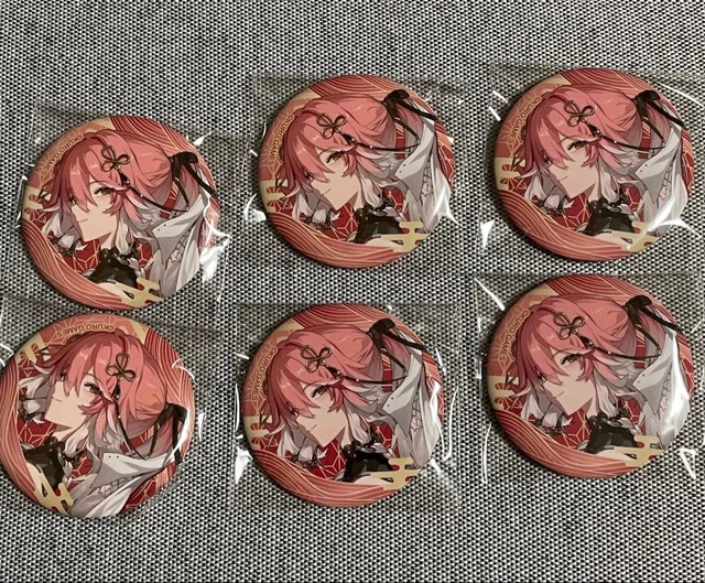 LOT DE 6 insignes de canette Wuthering Waves Gokurakuyu, icônes animées ...