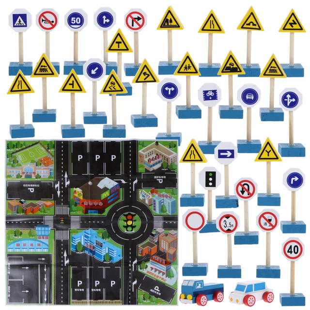 TRAFFIC CROSSWALK SIGNAL Road Traffic Signs Toys Traffic Sign Light ...
