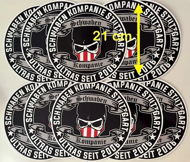 10 STÜCK! VFB Stuttgart Ultras Sticker Aufkleber CC97 S02 SKS ...