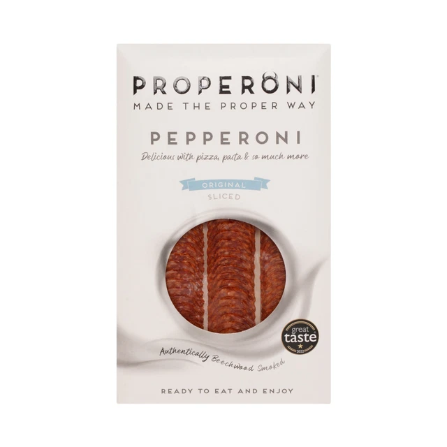 PROPERONI - SLICED Pepperoni 'Original' - 80g £5.99 - PicClick UK