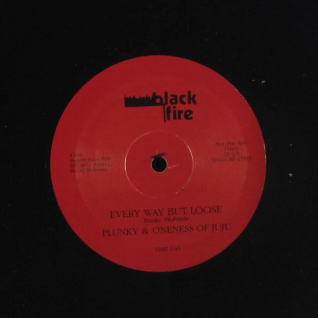 PLUNKY & ONENESS Of Juju : Every Way But Loose / Run Away Bambino Nero ...