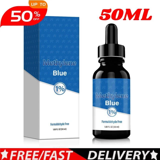 100% PURE METHYLENE Blue Drops - Pharmace utical Grade 50ML £5.74 ...