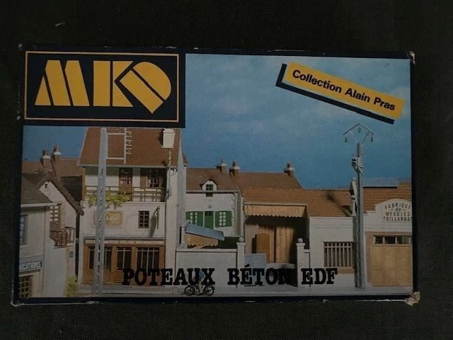 MKD ECHELLE HO Maquette Poteaux béton EDF - 555 EUR 45,00 - PicClick FR