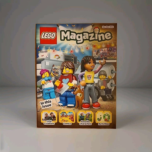 LEGO MAGAZINE NOVEMBER December 2024 Frozen Star Wars Wicked Dreamzzz ...