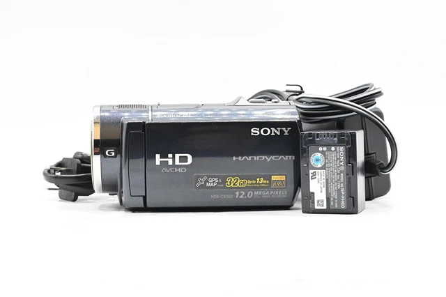 SONY HANDYCAM HDR-CX500V HD 12MP Digital Video Camera Camcorder #222 ...
