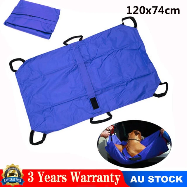 ANTI-BITE PET STRETCHER Emergency Pet Dog Cat Animal Transport Carrier ...