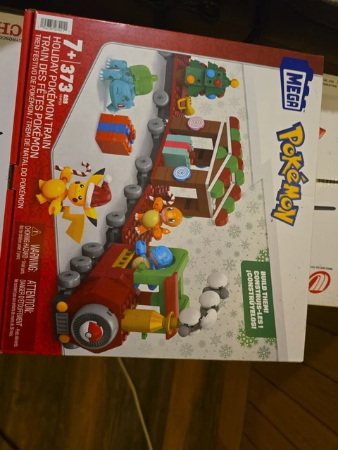 MEGA POKÉMON HOLIDAY Train – 373 Piece Building Set (New and unopened ...