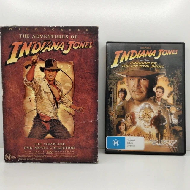 THE ADVENTURES OF Indiana Jones Complete Collection Box Set + Crystal ...