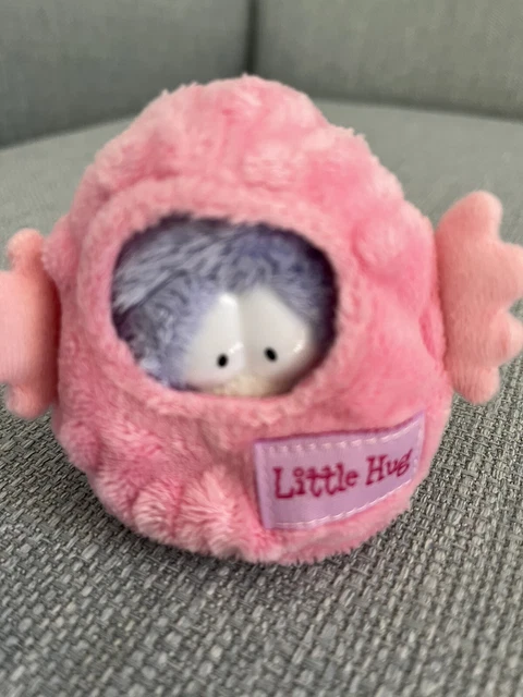 BOBBLE SOFT TOY The Little Blue Owl Collectable Mini Message Pouch ...