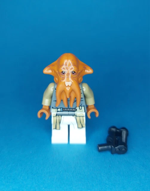 LEGO STAR WARS Minifigur Sw1195 Quarren aus Set 75326 Boba Fett Thron ...