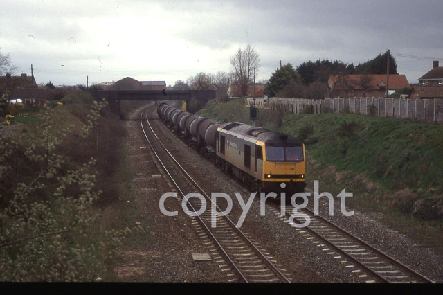 ORIGINAL 35MM DIESEL Railway Slide 60089 Creech St Michael Burngullow ...