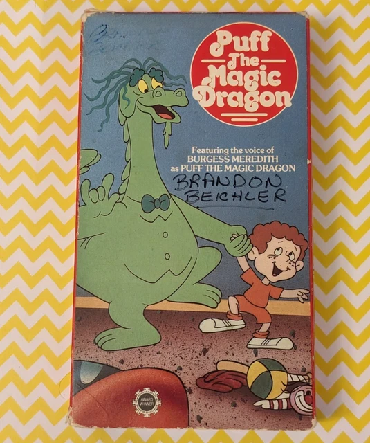 PUFF THE MAGIC Dragon (1978 VHS) 70's Children Animated Cartoon Burgess ...