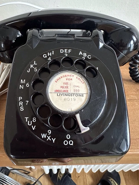 VINTAGE GPO ROTARY Dial Telephone £16.13 - PicClick UK