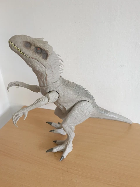 JURASSIC WORLD LARGE Indominus Rex Chomping Action Figure Light Up ...