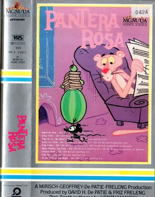 LA PANTERA ROSA I + II + III (1963) 3 VHS Collezione MGM Raccolta EUR ...