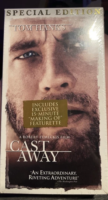 CAST AWAY VHS Tape (2000) Sealed Special Edition Tom Hanks £13.39 ...